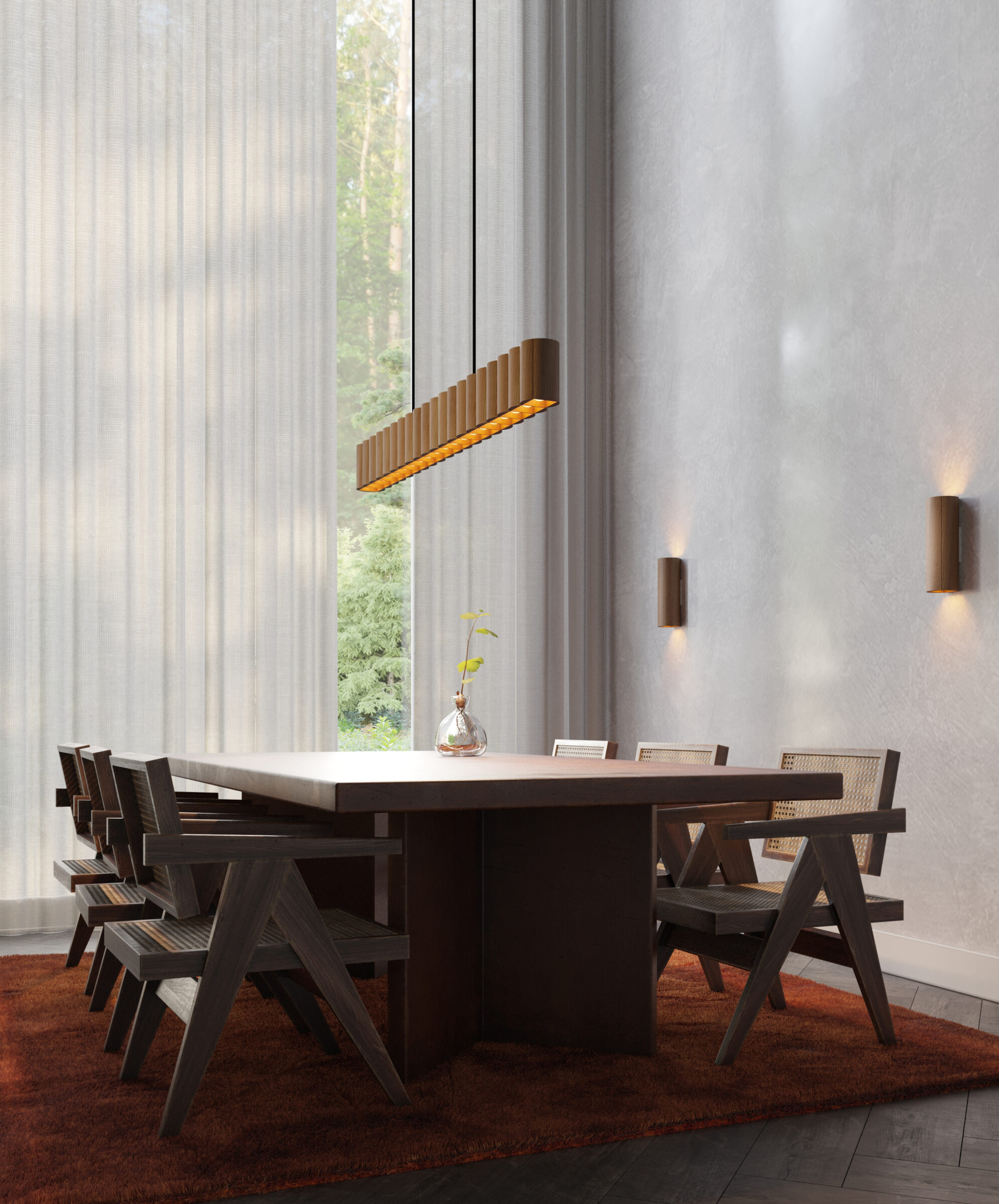 Pillar Sconce - Stickbulb